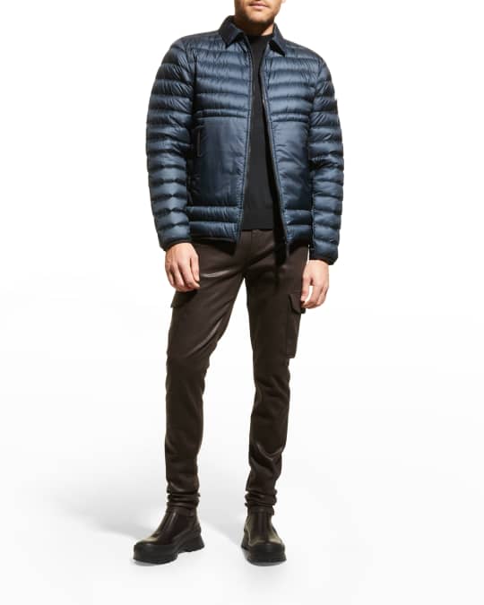 Stone Island Men's Light Down Shirt Jacket | Neiman Marcus