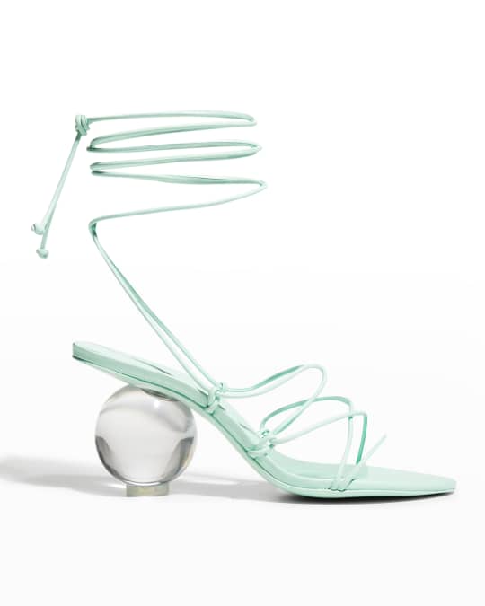 Cult Gaia Su Strappy Sphere-Heel Sandals | Neiman Marcus