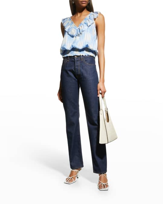 Ramy Brook Joey Ruffle Top | Neiman Marcus