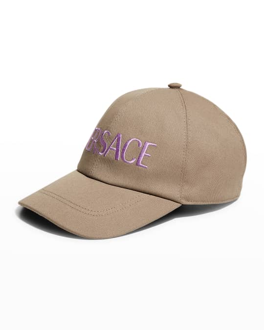 Versace Logo Cotton Baseball Cap | Neiman Marcus