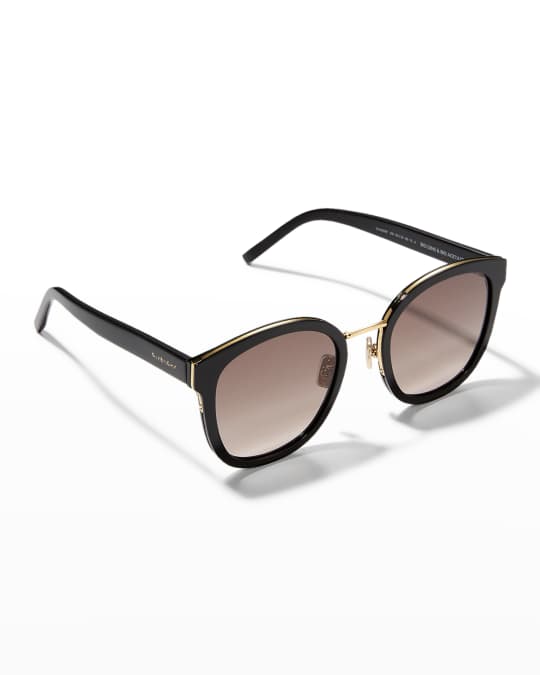 Givenchy Gradient Acetate Butterfly Sunglasses | Neiman Marcus