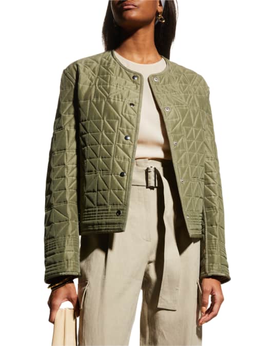 Lafayette 148 New York Quilted Reversible Nash Jacket | Neiman Marcus