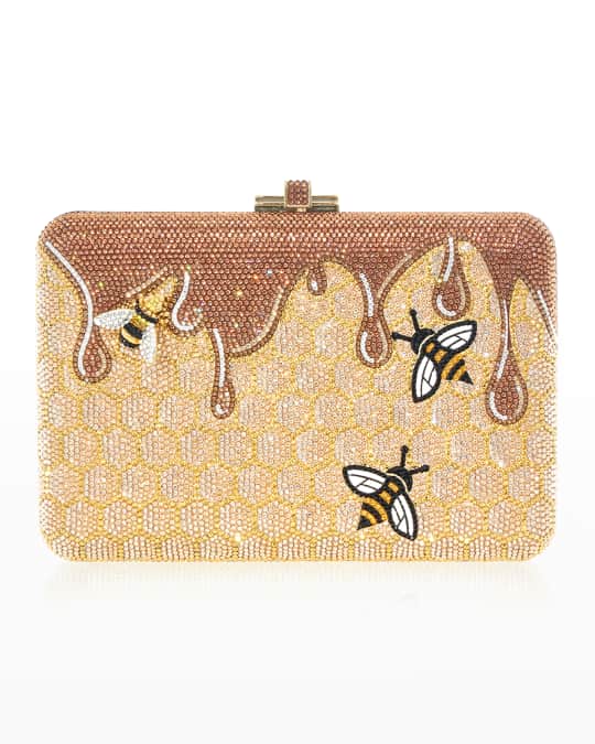 Judith Leiber Couture Bee Honeycomb Crystal Clutch Bag | Neiman Marcus