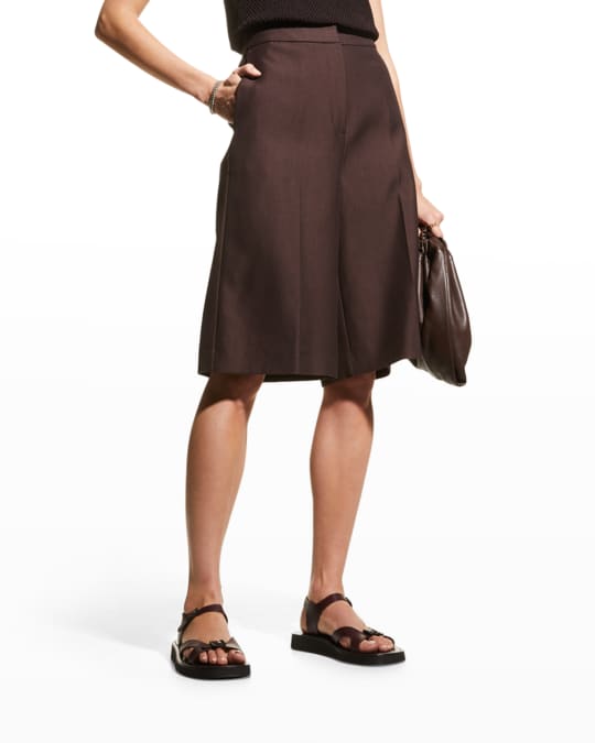 Rohe Olana Bermuda Shorts | Neiman Marcus