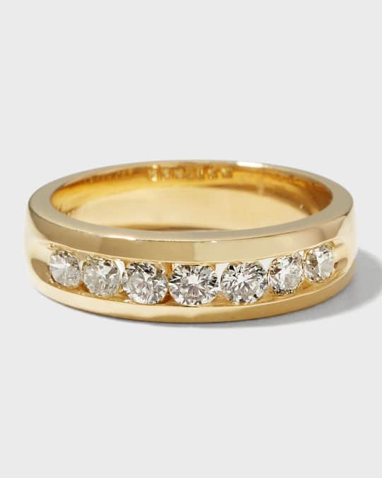 Heera Moti Yellow Gold 7-Round Diamond Ring | Neiman Marcus