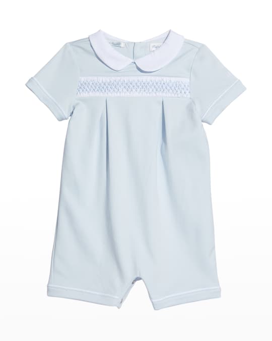 Ralph Lauren Childrenswear Boy's Hand-Embroidered Smocked Shortall ...