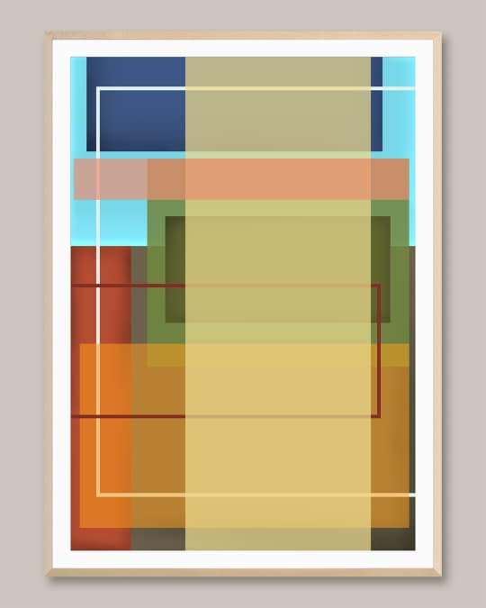 Grand Image Home Elevations 11' Framed Wall Art | Neiman Marcus
