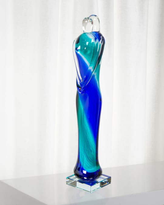 Dale Tiffany Eternal Art Glass Sculpture - 3.25" x 3.25" x 17" | Neiman ...