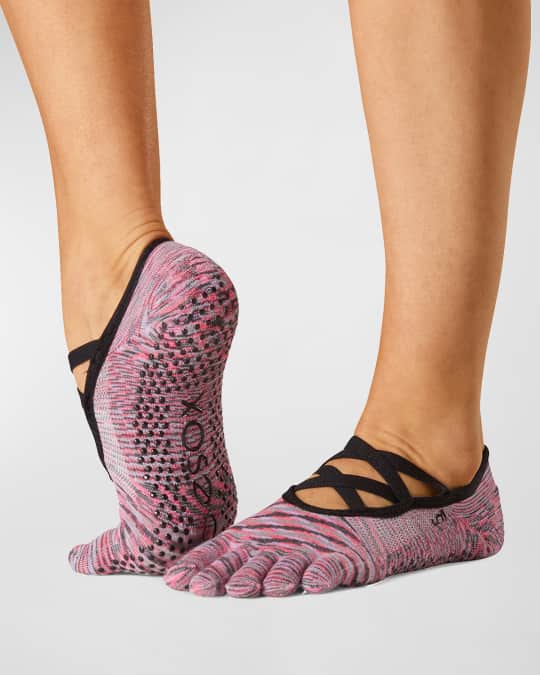 ToeSox Elle Full-Toe Tec Grip Socks | Neiman Marcus
