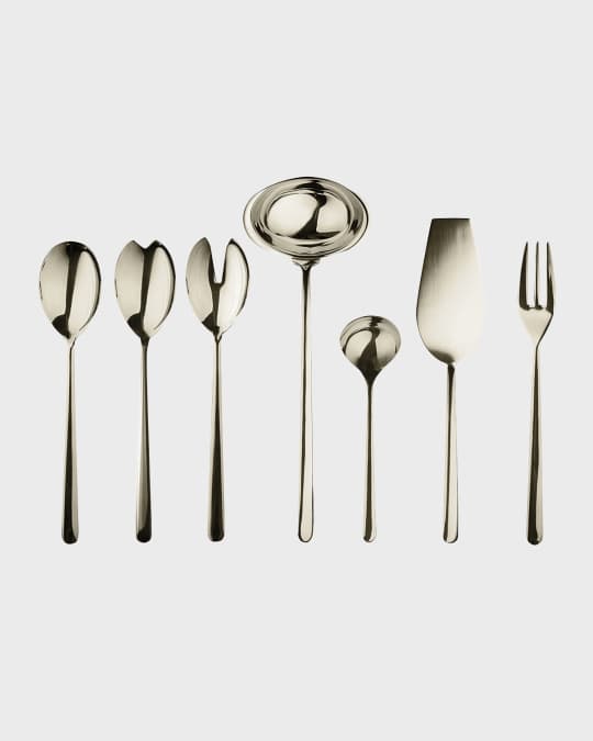 Mepra Linea Champagne 7-Piece Full Serving Set | Neiman Marcus