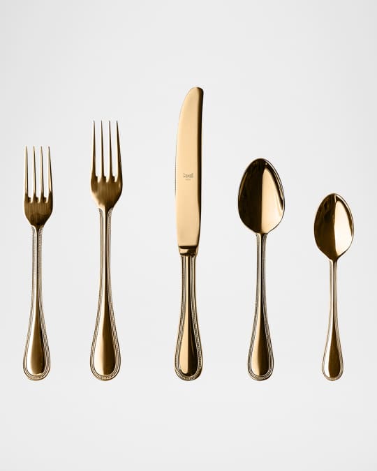 Mepra Perla Oro 5-Piece Place Setting Set | Neiman Marcus