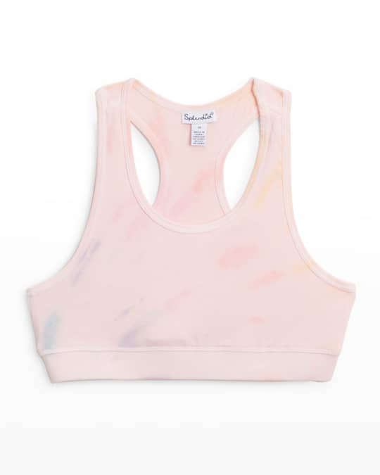 Splendid Girl's Tie-Dye Sports Bra, Size 7-14 | Neiman Marcus