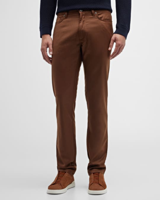 ZEGNA Men's Vicuna 5-Pocket Pants | Neiman Marcus