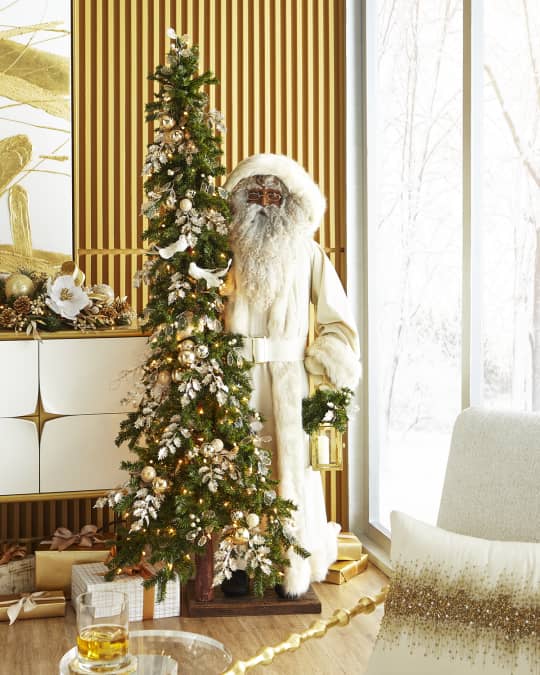 Ditz Designs By The Hen House Golden Christmas African-American Santa ...