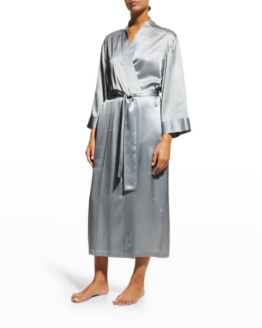 Neiman Marcus Long Silk Robe | Neiman Marcus