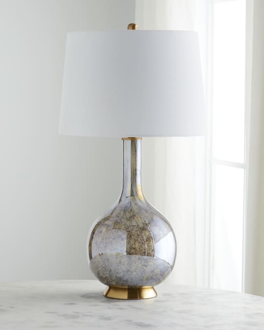 Old World Design Rennie Hand-Blown Antiqued Glass Lamp | Neiman Marcus