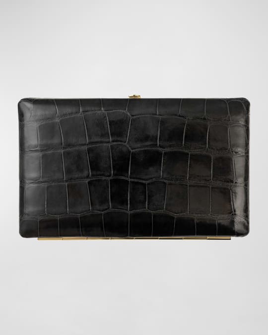 Abas Cache Frame Alligator Wallet | Neiman Marcus