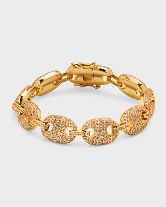 FALLON Toscano Pavé Link Bracelet | Neiman Marcus