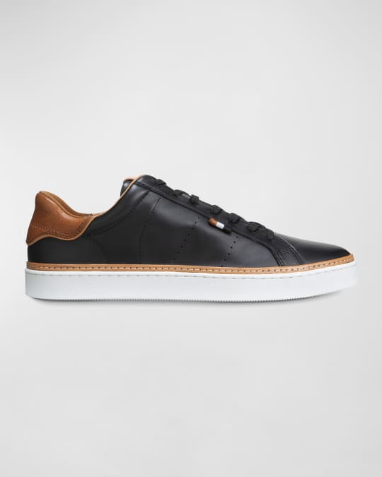 Allen Edmonds Men's Alpha Low-Top Leather Sneakers | Neiman Marcus