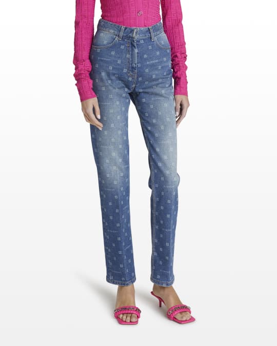 givenchy pattern jeans