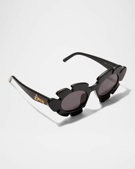 Loewe Flower Acetate Cat-Eye Sunglasses | Neiman Marcus