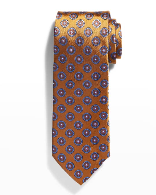 Canali Men's Silk Medallion Tie | Neiman Marcus
