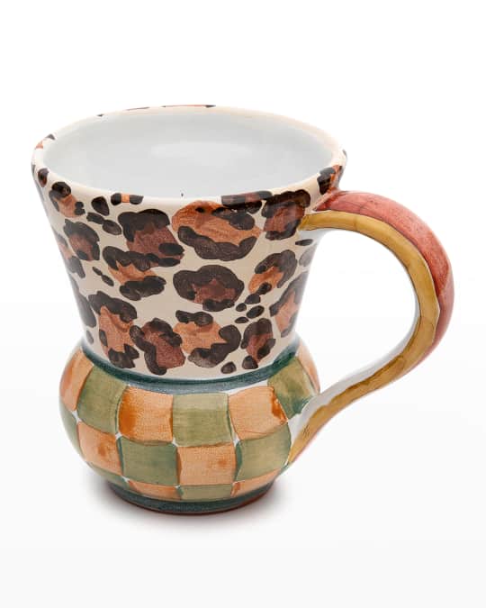 MacKenzie-Childs Leopard Mug | Neiman Marcus