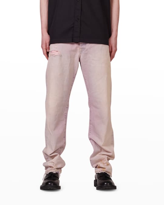 PURPLE Men's Relaxed-Fit Colored Jeans | Neiman Marcus