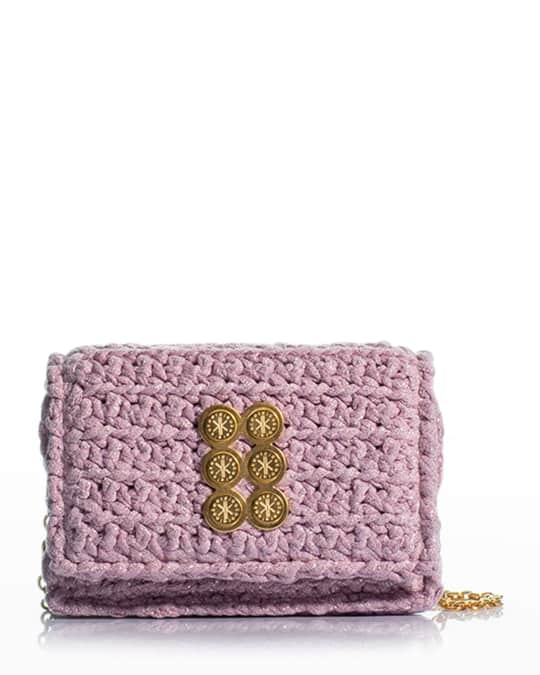 Kooreloo Crochet Flap Chain Crossbody Bag | Neiman Marcus