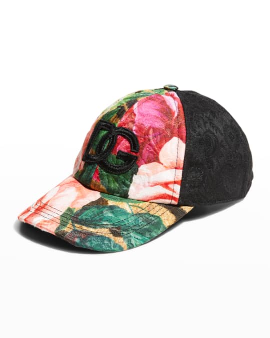 Dolce&Gabbana Men's DG-Embroidered Brocade Baseball Cap | Neiman Marcus