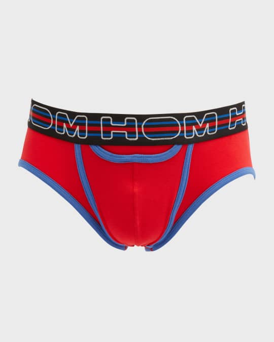HOM Men's Waistband Logo Mini Briefs | Neiman Marcus
