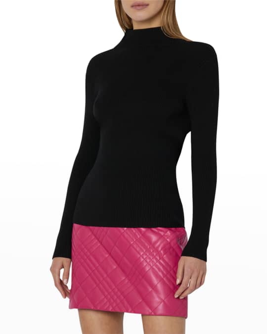 Milly Reversible Cutout Criss-Cross Sweater | Neiman Marcus