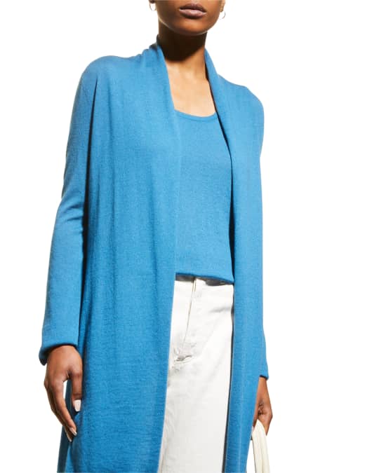 Neiman Marcus Cashmere Collection Superfine Cashmere Open-Front Duster ...