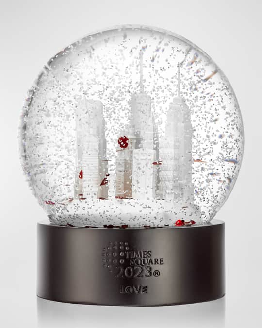 Waterford Crystal 2023 Times Square Love Snow Globe | Neiman Marcus