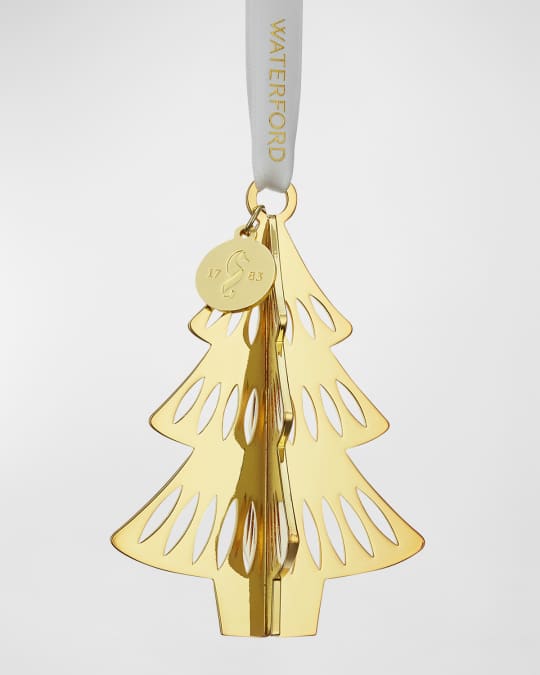 Waterford Crystal Golden Christmas Tree Ornament | Neiman Marcus