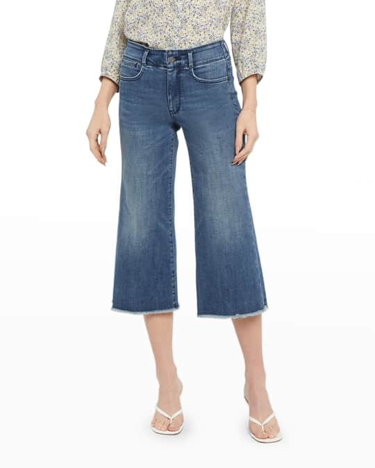 NYDJ Wide-Leg Capri Jeans | Neiman Marcus