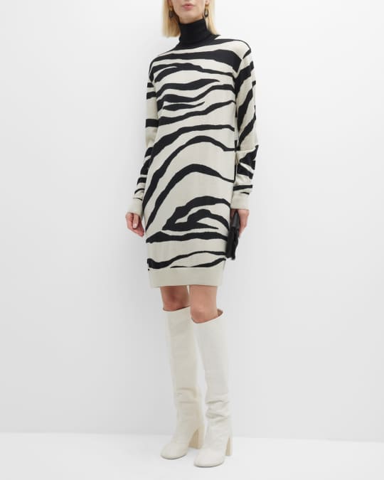 zebra turtleneck