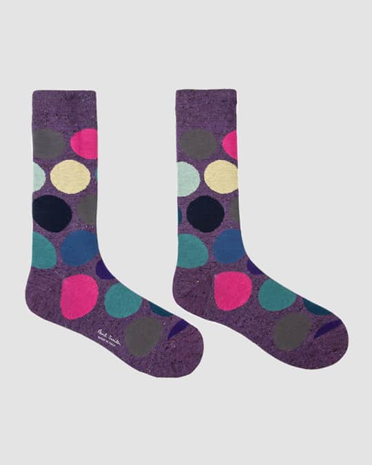 Paul Smith Men's William Spotted Socks | Neiman Marcus