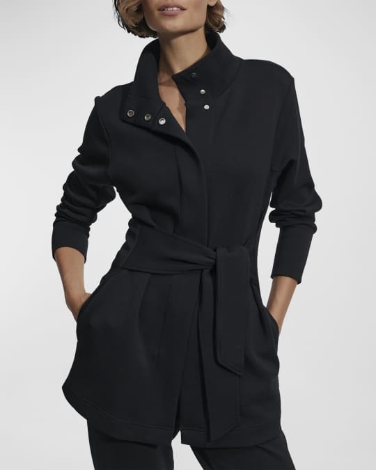 Varley Anset Belted Snap-Front Jacket | Neiman Marcus