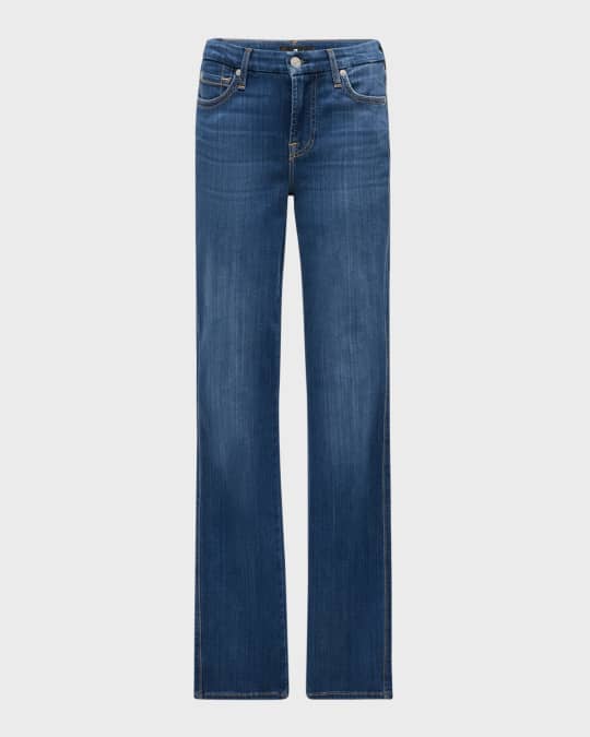 7 for all mankind Kimmie Straight Slim-Illusion Jeans | Neiman Marcus