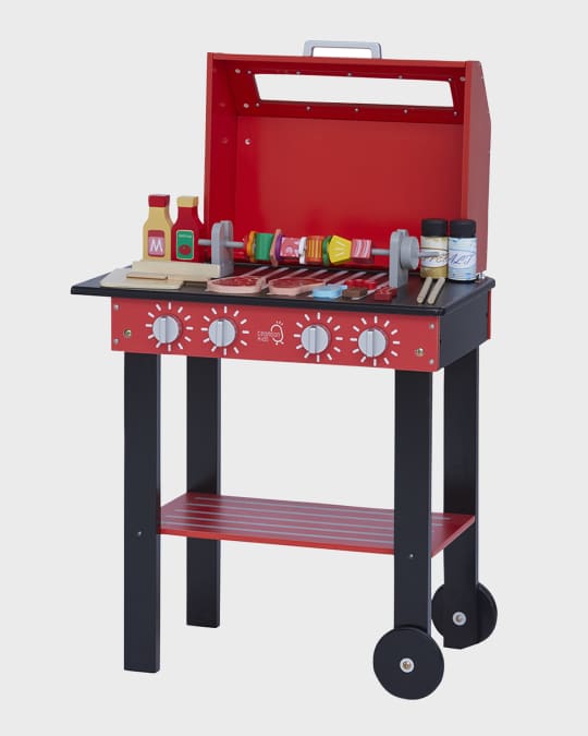 Teamson Kids Little Helper Backyard BBQ Play Stand Play Kitchen ...
