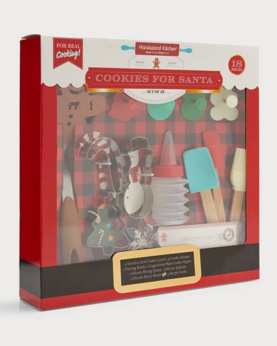Handstand Kitchen Kid's Cookies for Santa Baking Set | Neiman Marcus