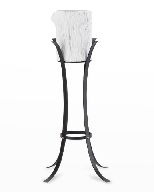 William D Scott for Global Views Large Tree Bark Planter | Neiman Marcus