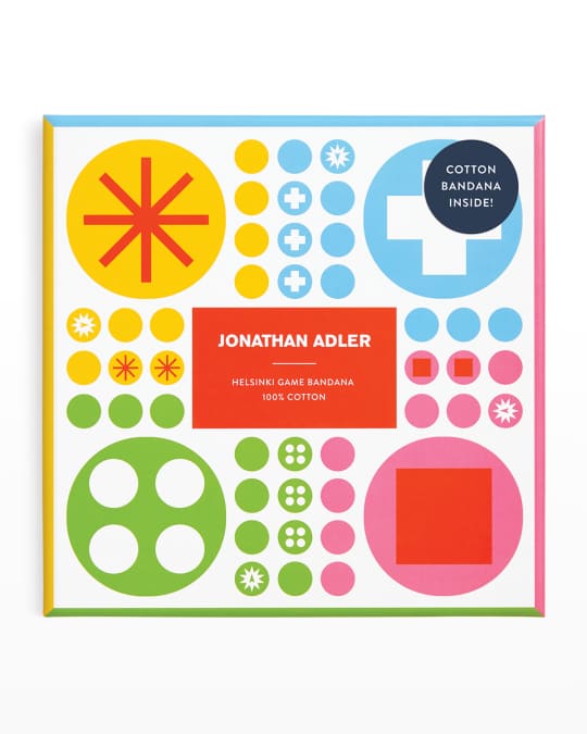 Galison x Jonathan Adler Helsinki Classic Bandana Game | Neiman Marcus