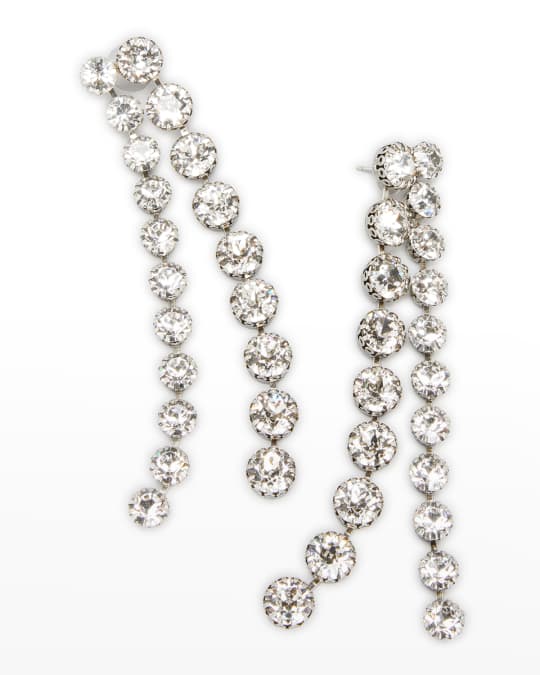 Isabel Marant Crystal Double Dangle Earrings | Neiman Marcus