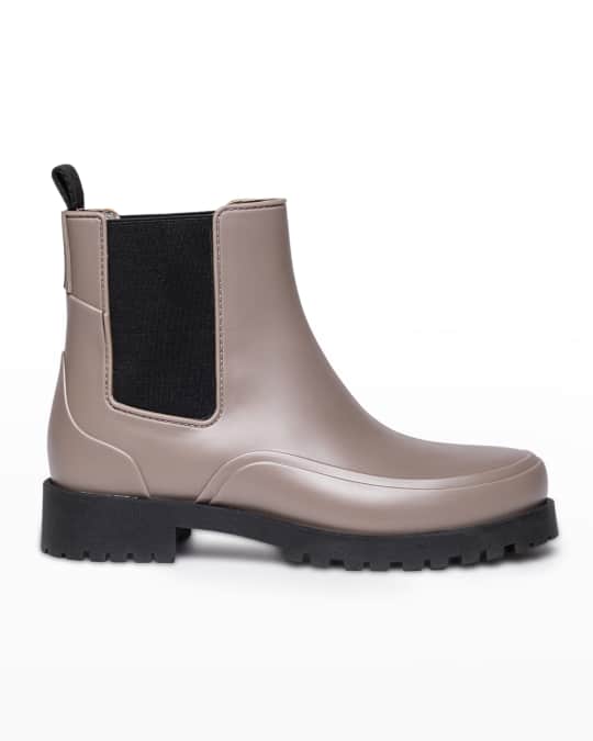 Bernardo Addison Chelsea Rubber Rain Booties | Neiman Marcus