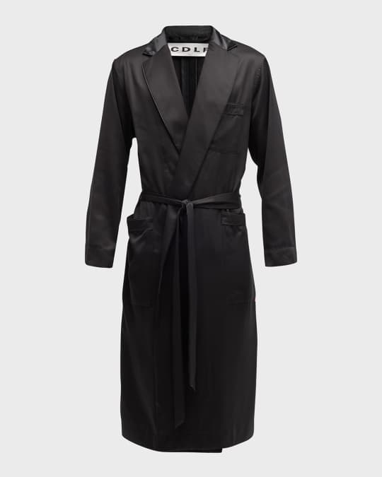 CDLP Men's Home Robe w/ Satin Piping | Neiman Marcus