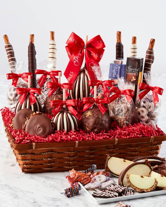 Mrs Prindable's Abundant Holiday Caramel Apple Gift Basket | Neiman Marcus