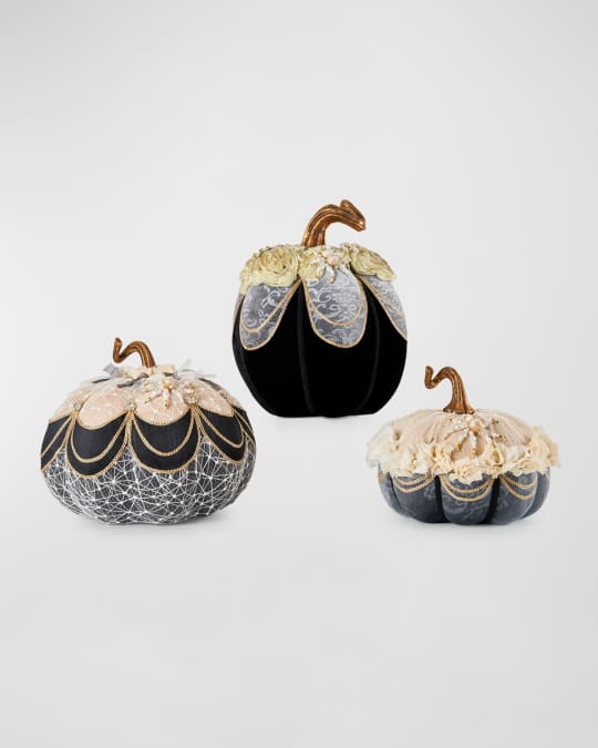 Katherine's Collection Gone Batty Pumpkins, Set of 3 | Neiman Marcus