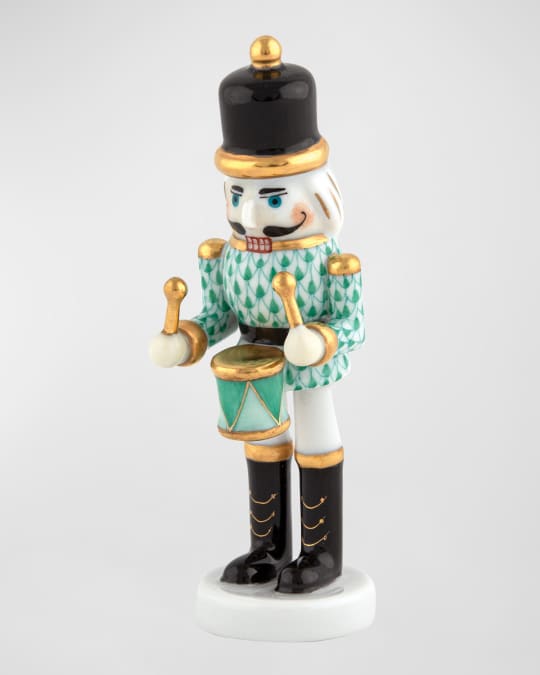 Herend Drummer Nutcracker Figurine | Neiman Marcus
